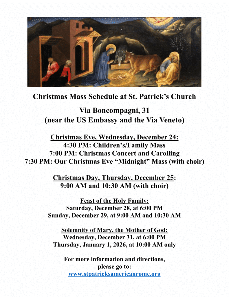 Parish Bulletin for Sunday, December 14, 2025, the Third Sunday of ...